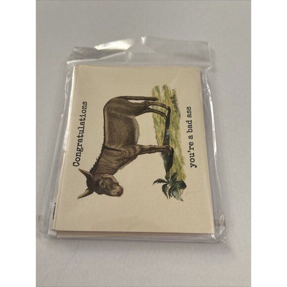 Party Supplies | New Set Of 8 Note Cards Animals Card Primitives By ...